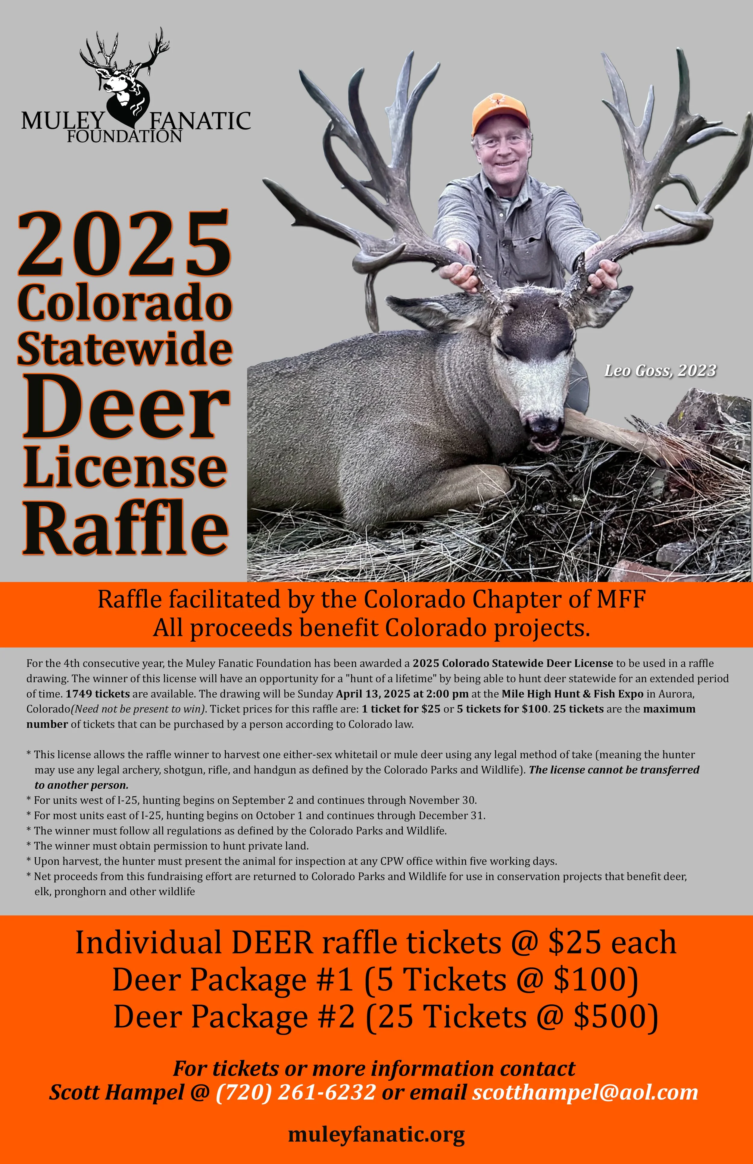 Raffles - Auctions — Muley Fanatic Foundation