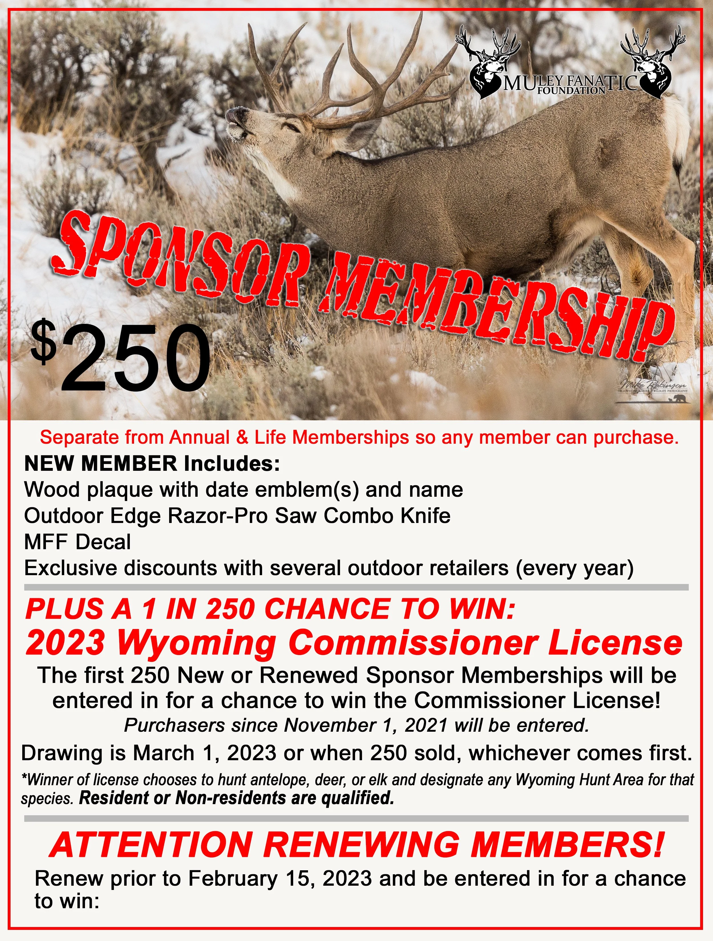 Raffles.Auctions — Muley Fanatic Foundation