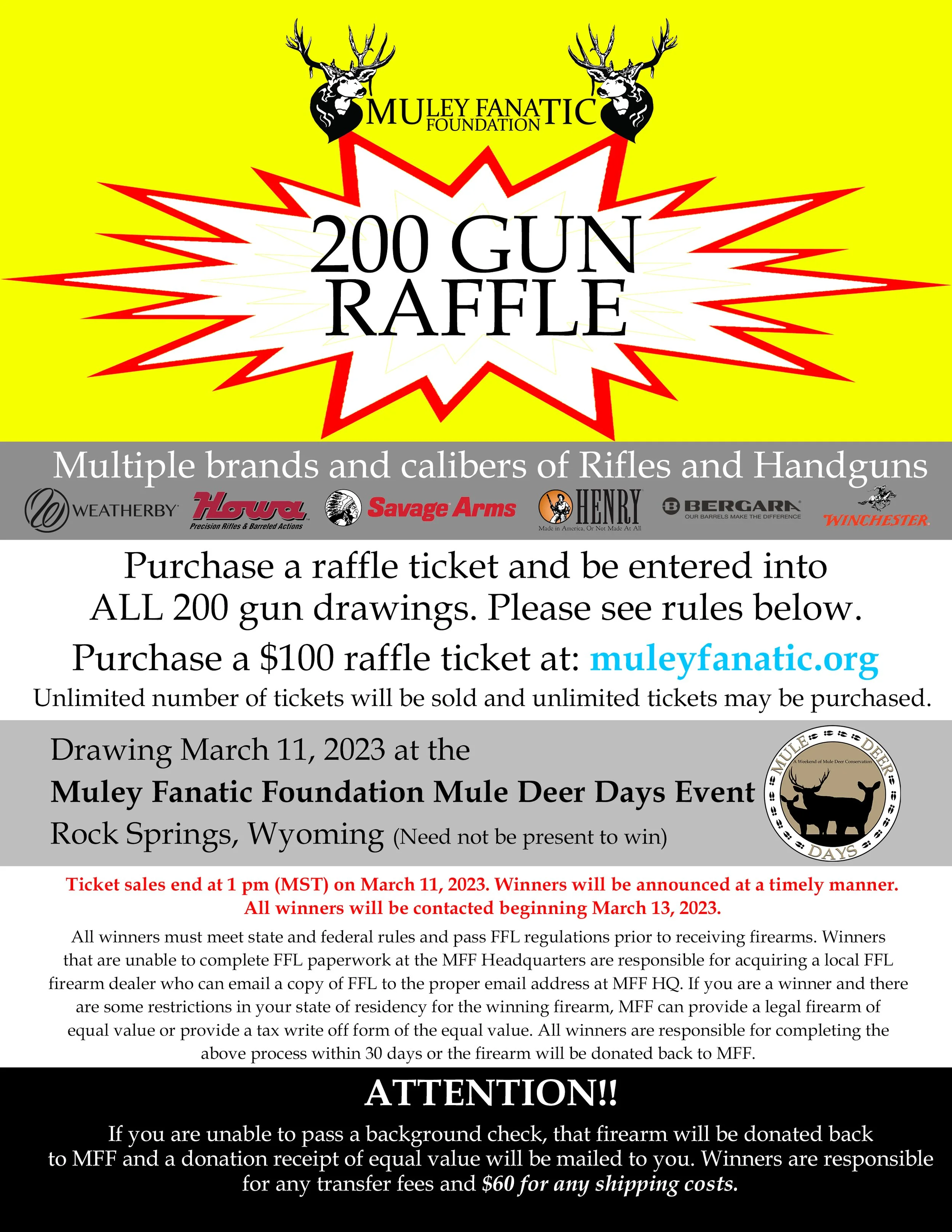 Raffles.Auctions — Muley Fanatic Foundation