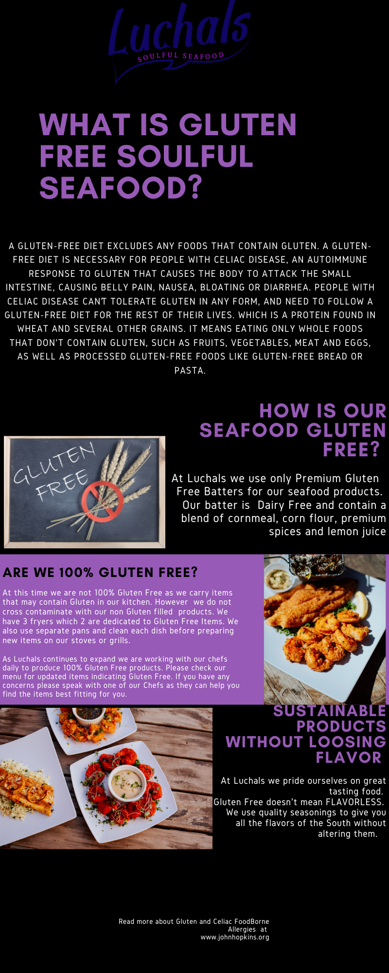 Gluten Free Cajun Style Soulful Seafood — Luchals