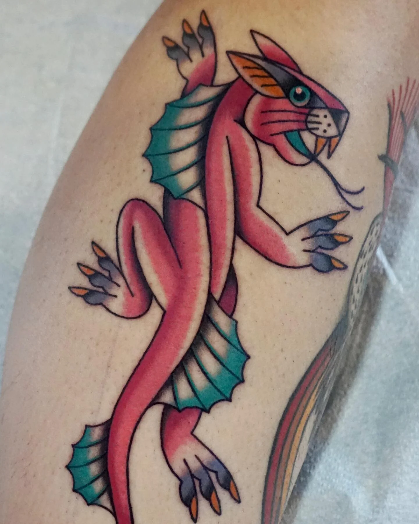 Cute Lizard Tattoo