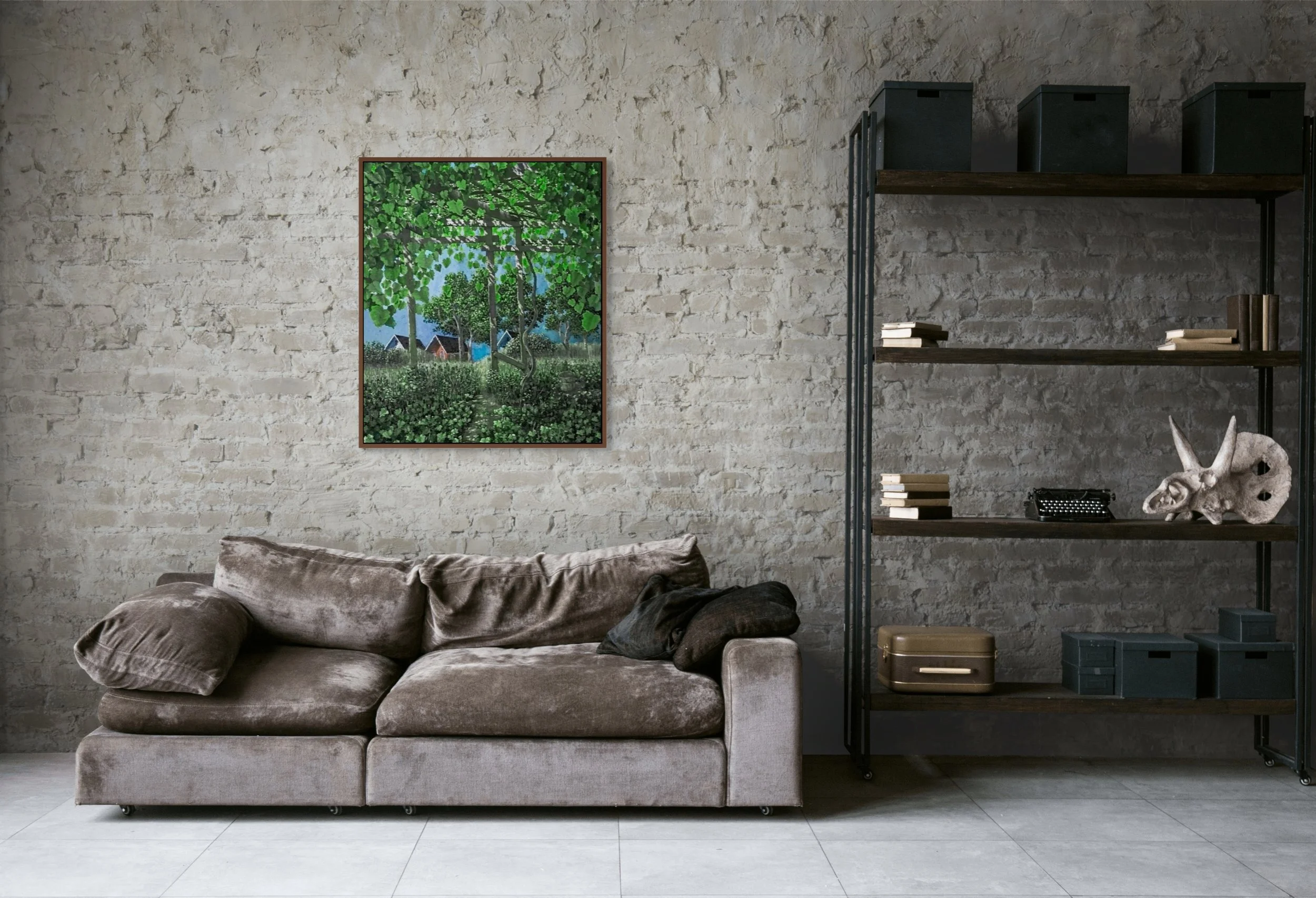 Original Paintings by Daniel Natale-View From The Grape is a original ...