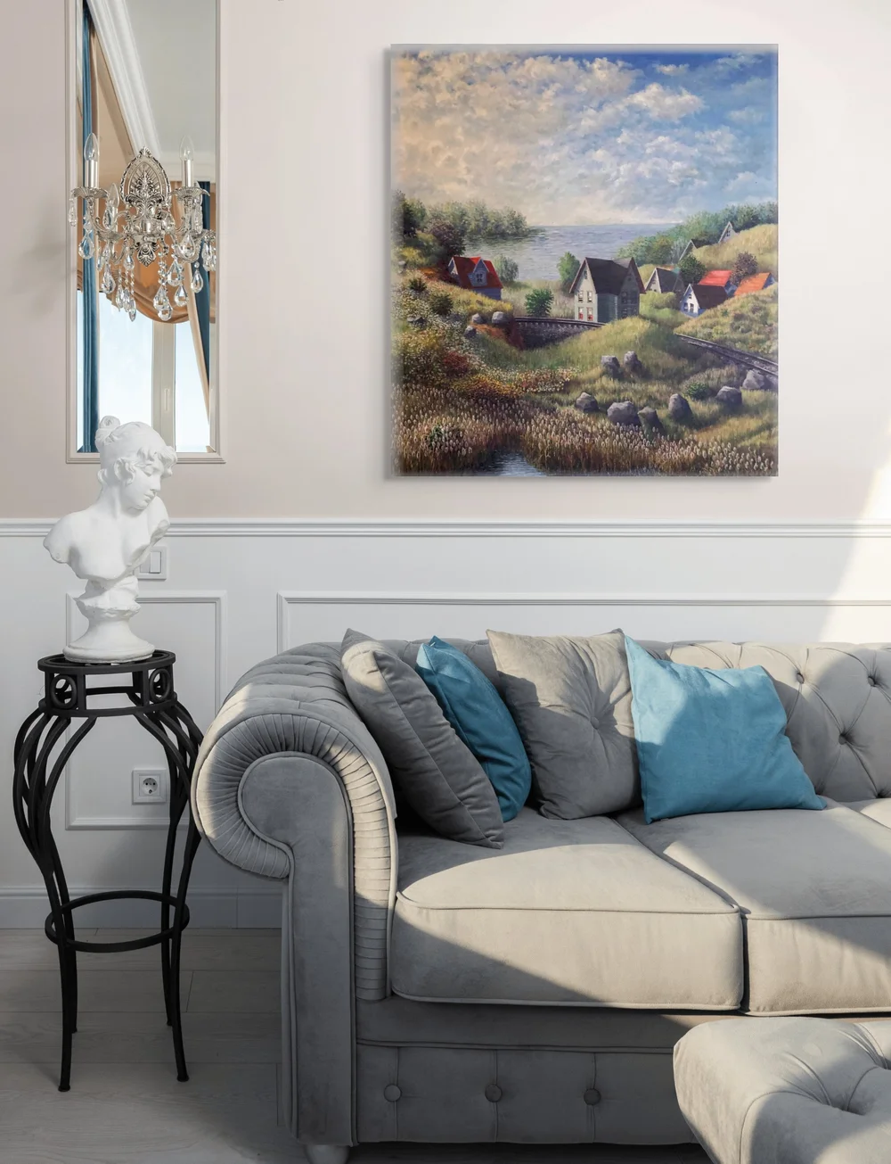 Original Paintings by Daniel Natale-View From The Grape is a original ...