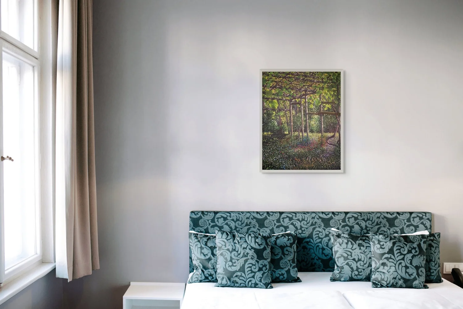 Original Paintings by Daniel Natale-View From The Grape is a original ...