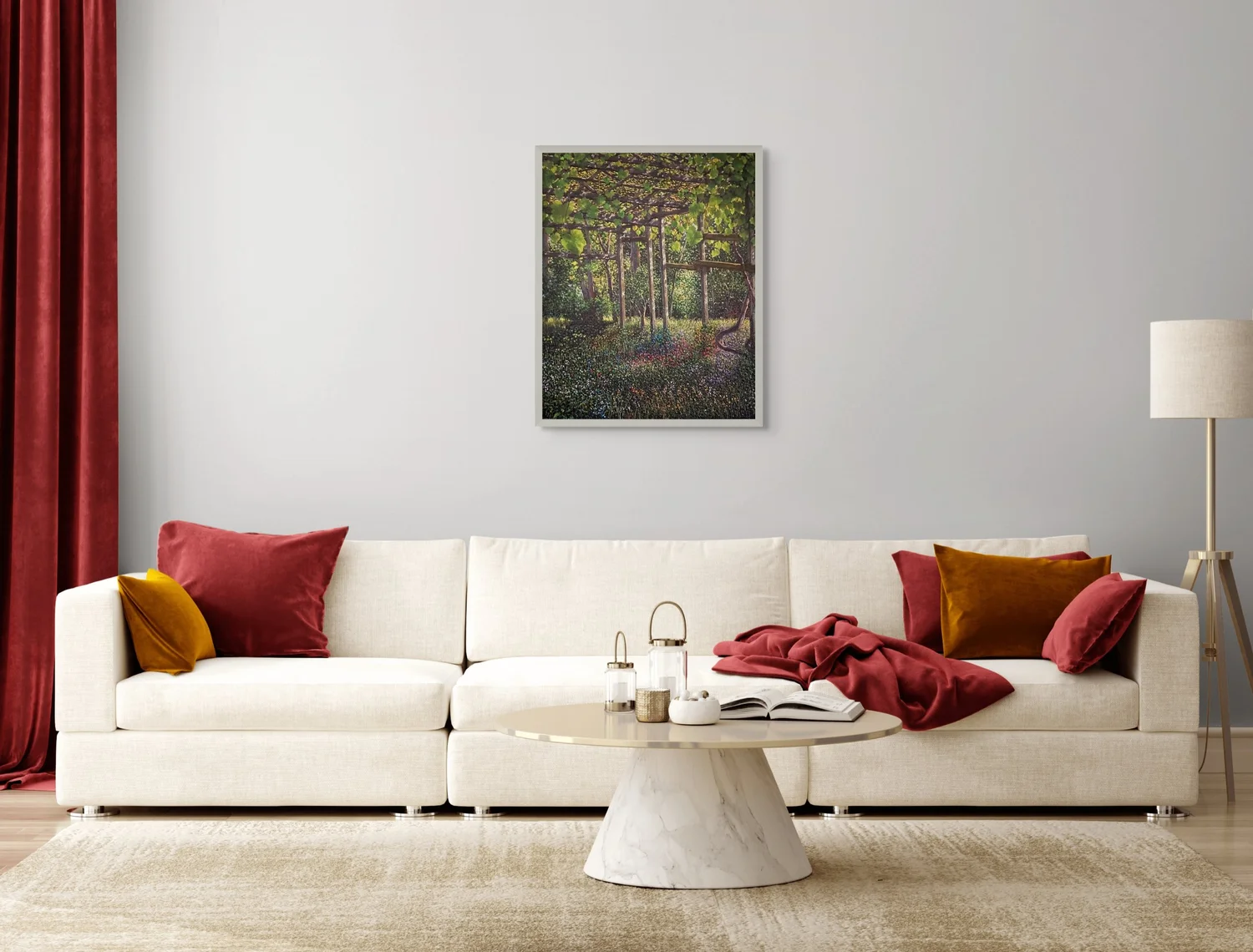Original Paintings by Daniel Natale-Path under the Grape-limited ...