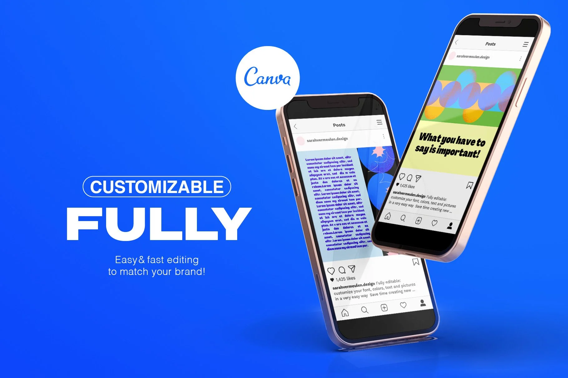 Instagram Post Templates in Canva for Effortless Social Media Marketing ...