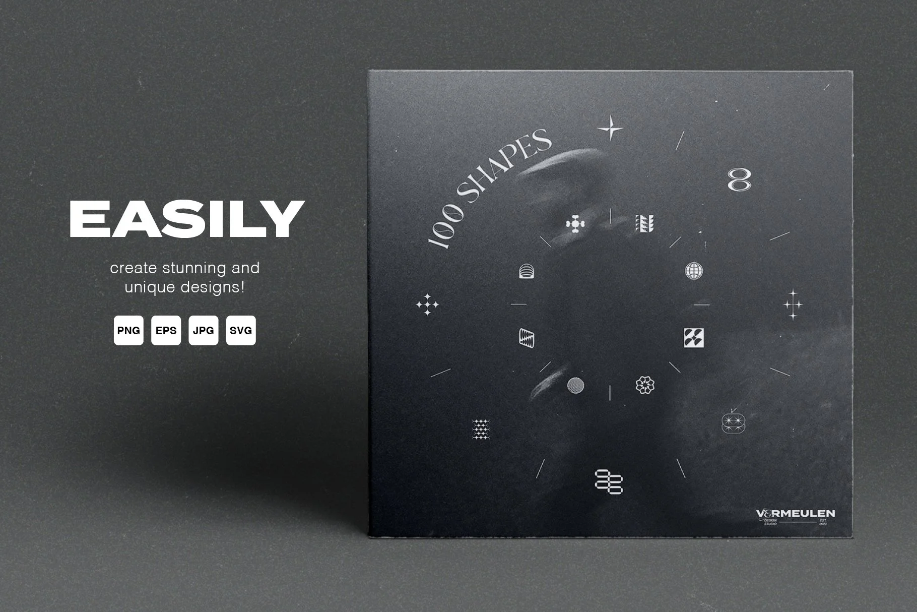 Revolutionize Design: 100 Futuristic Vector Shapes for Bold Graphics ...