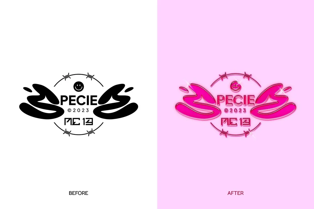 Elevate Your Designs with our Photoshop Chrome Effect | Smart Objects ...