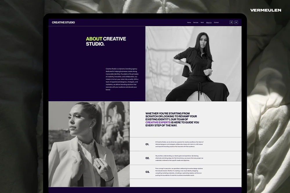 Squarespace Website Template — Vermeulen Design Studio Wuppertal