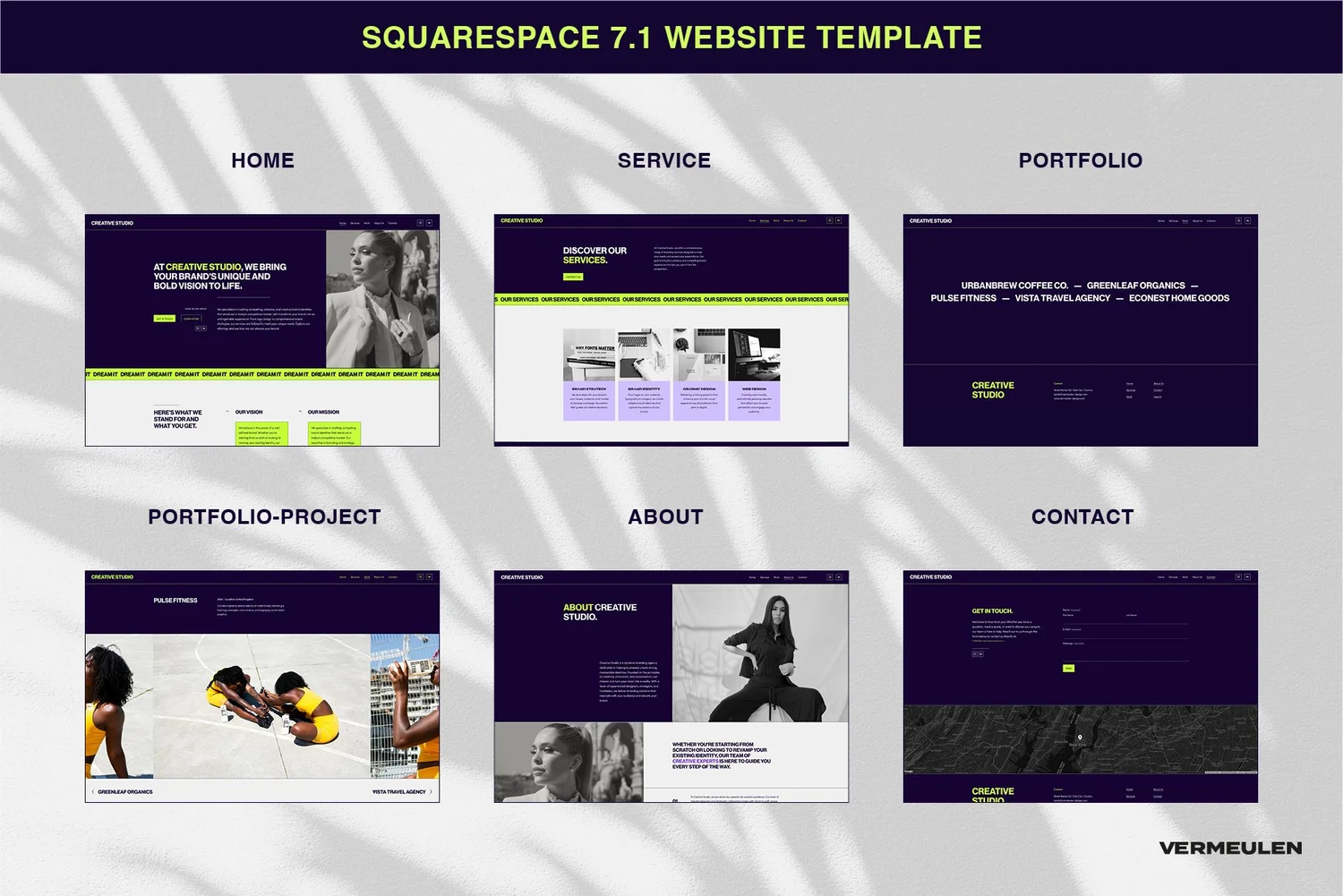 Squarespace Website Template — Vermeulen Design Studio Wuppertal