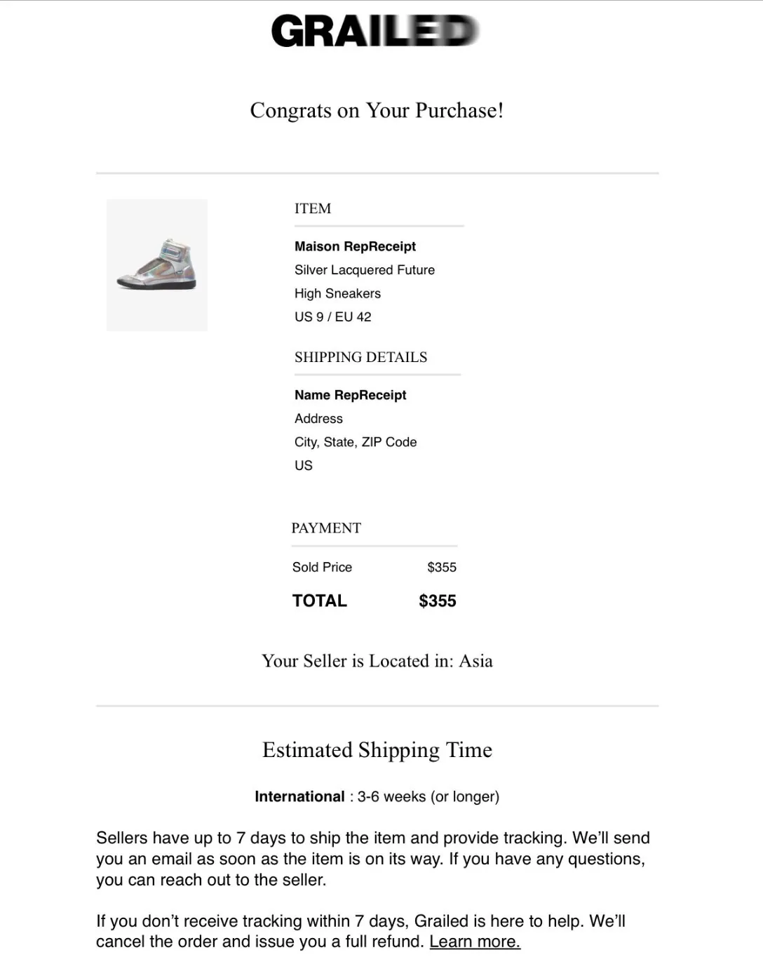 Email Receipt Generator – Create Custom Receipts Instantly | Rep Receipt