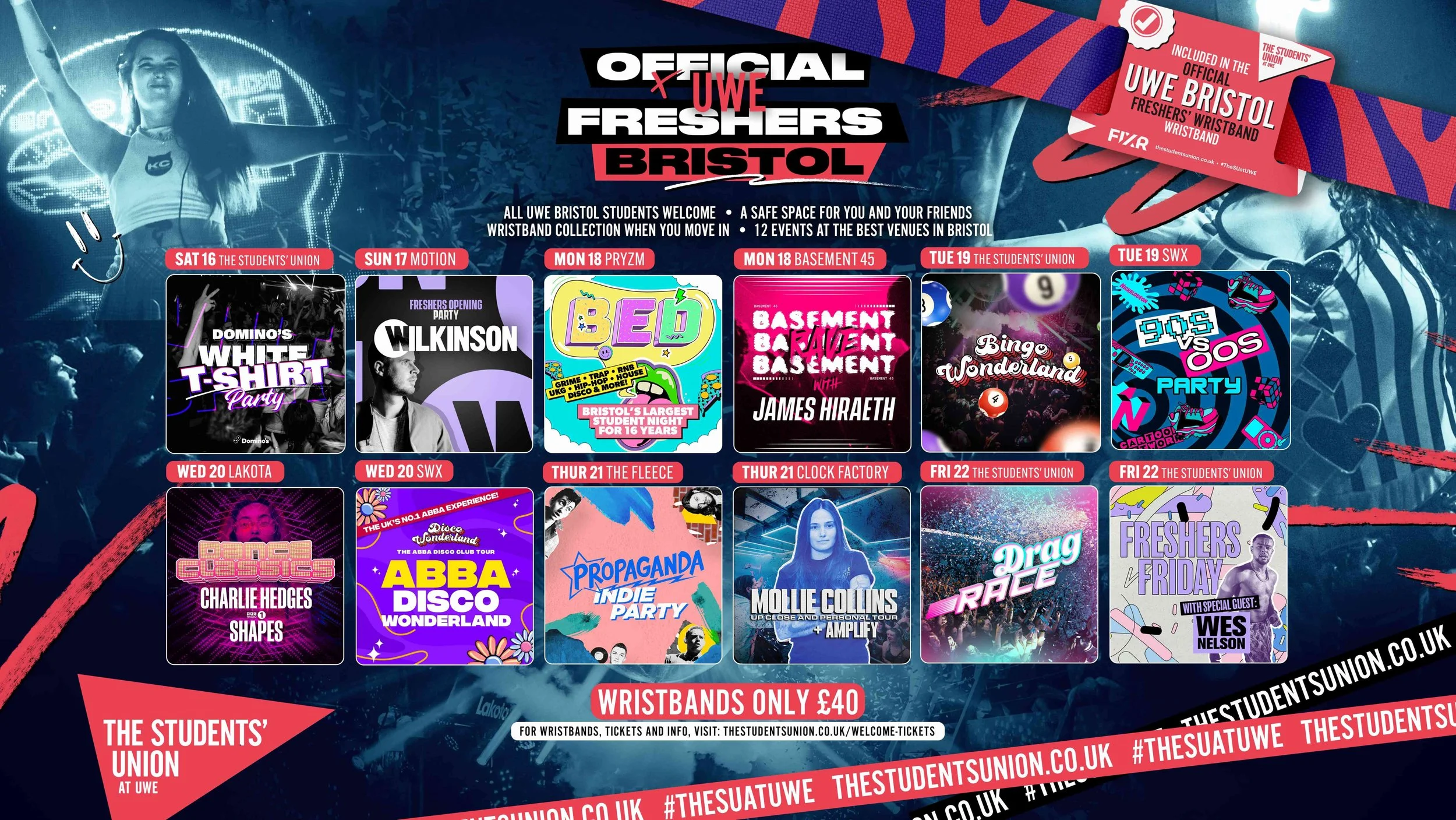 UWE Bristol Freshers Week 2023