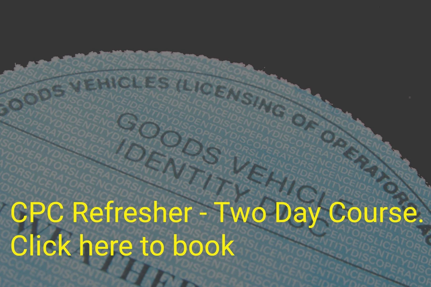 Courses for Transport professionals