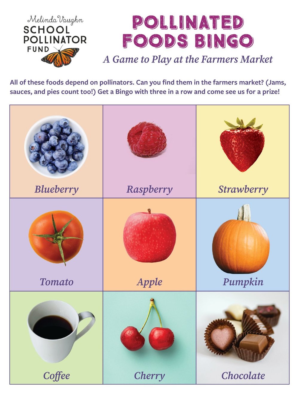 Pollinator-Inspired Downloads — Melinda Vaughn School Pollinator Fund