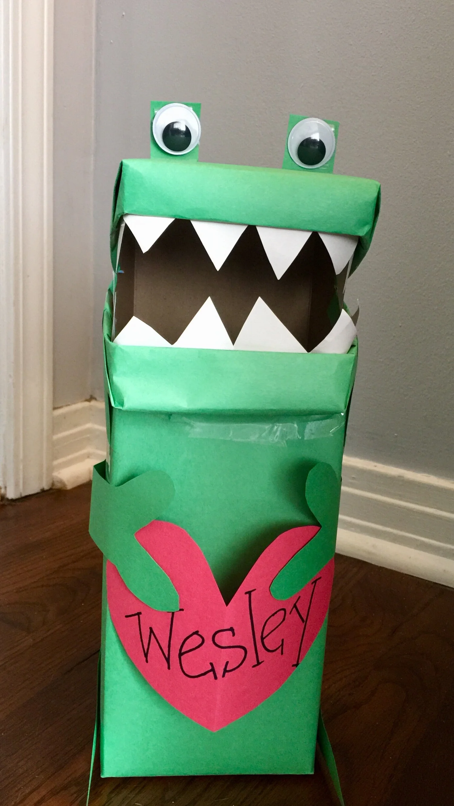 How to Make a Dinosaur Valentine Box — Mom of WAR., Hear My Roar