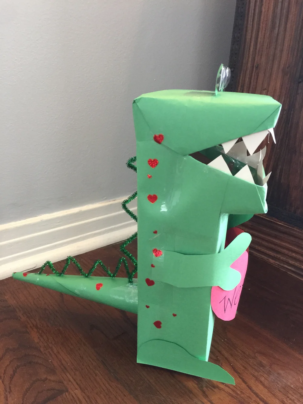 How to Make a Dinosaur Valentine Box — Mom of WAR., Hear My Roar