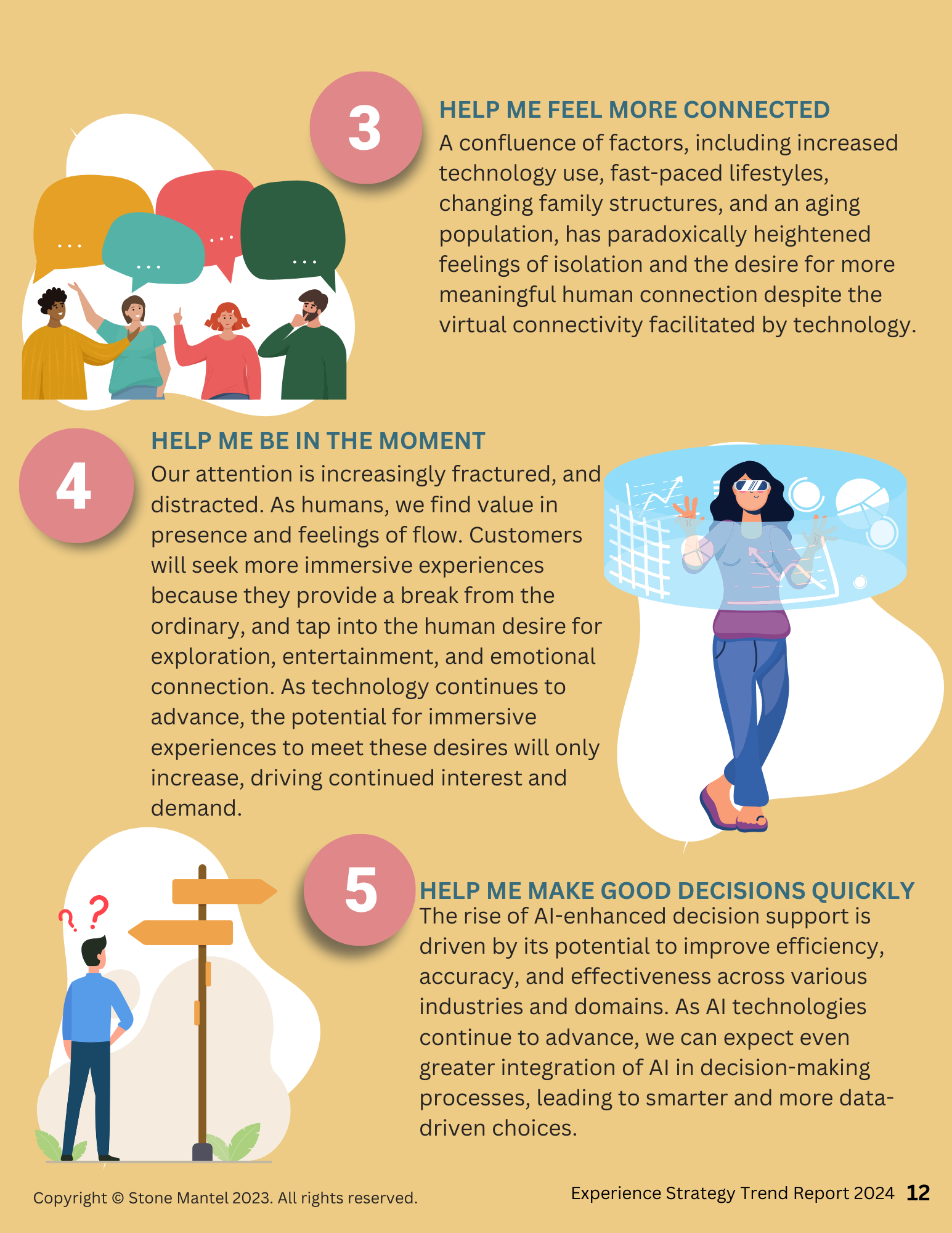 Trends Report — Stone Mantel