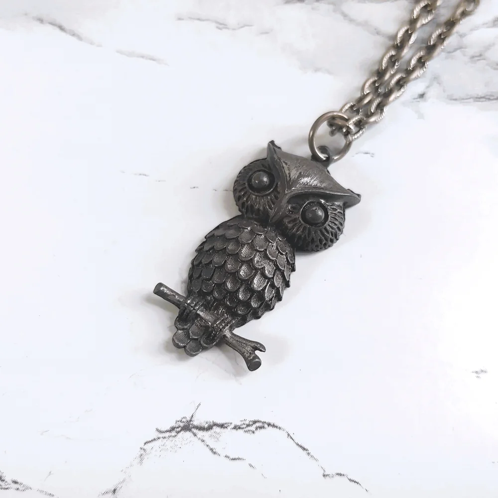 Dr. Hoot Avon Graduation Owl Perfume Bottle (Blue Cap) — Vintage Virtue