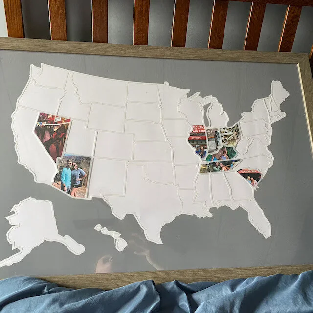 USA Photo Map - 50 States Travel Map - USAPM by 1DEA.me