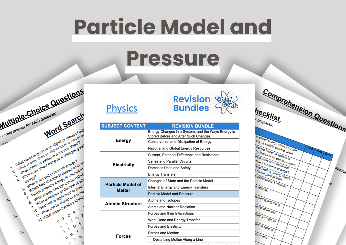 Particle Model & Pressure — Science Makes Sense