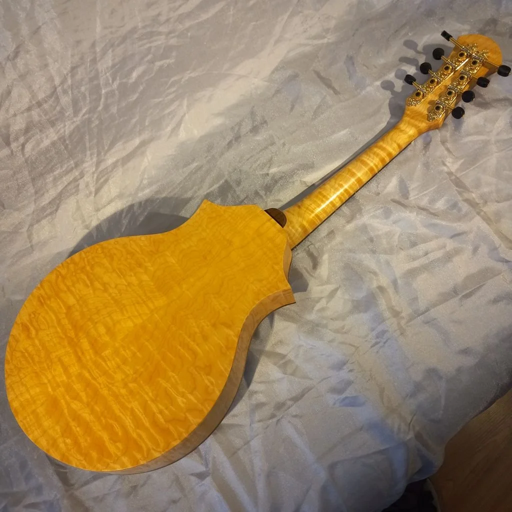 Mandola- Quilted Maple- SOLD — Y. Stern String Instruments