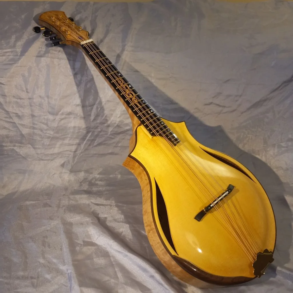 Mandola- Quilted Maple- SOLD — Y. Stern String Instruments