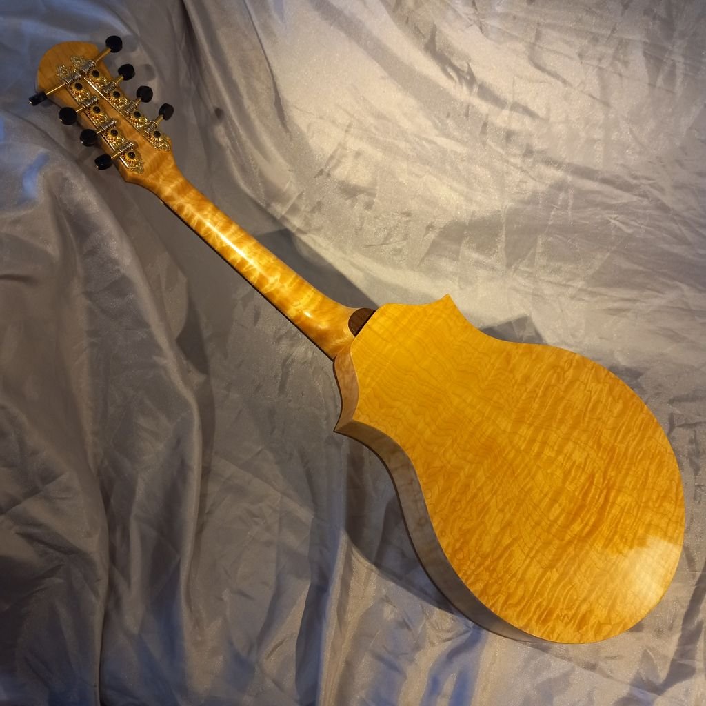 Mandola- Quilted Maple- SOLD — Y. Stern String Instruments
