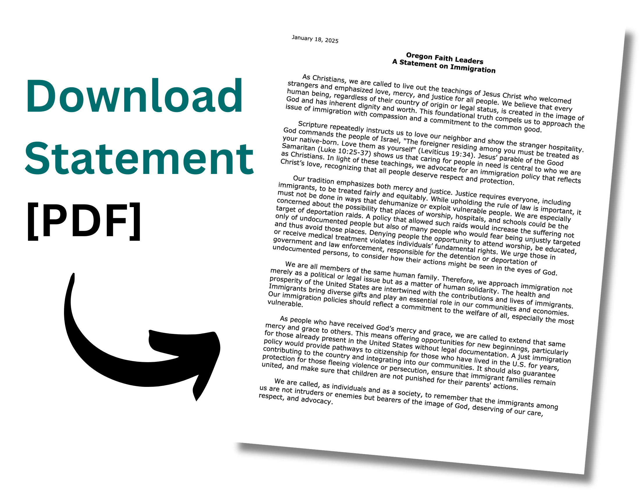 Statement on Immigration — CPCUCC