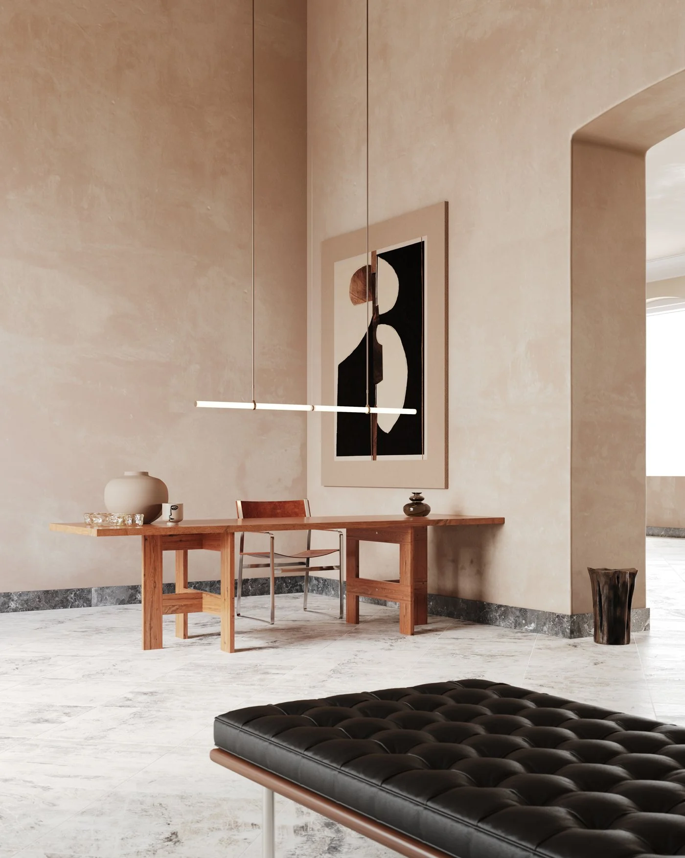 Linear Pendant Light Object – Modern Ceiling Lights with Minimalist ...