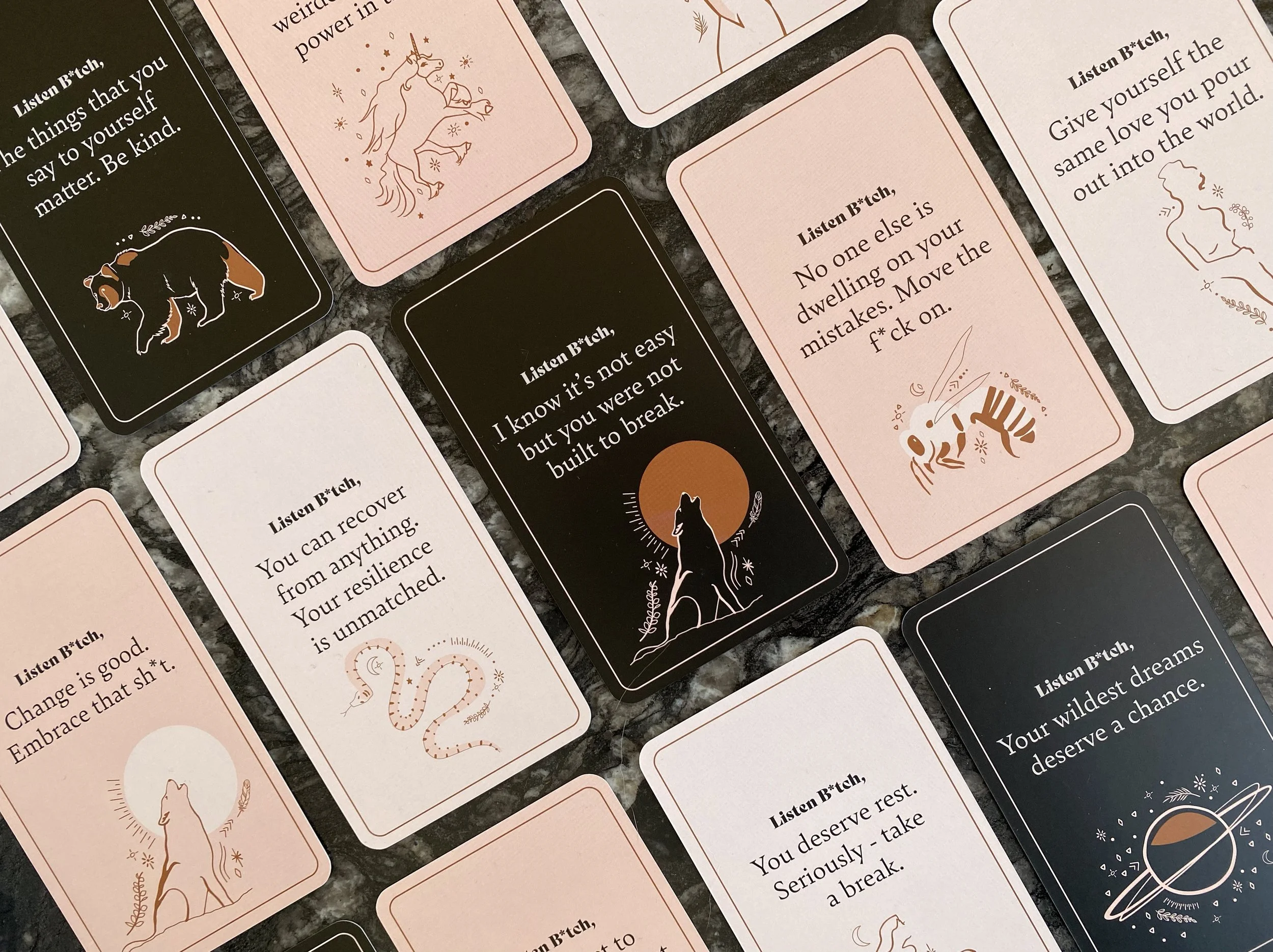 Listen B*tch-Affirmation Cards