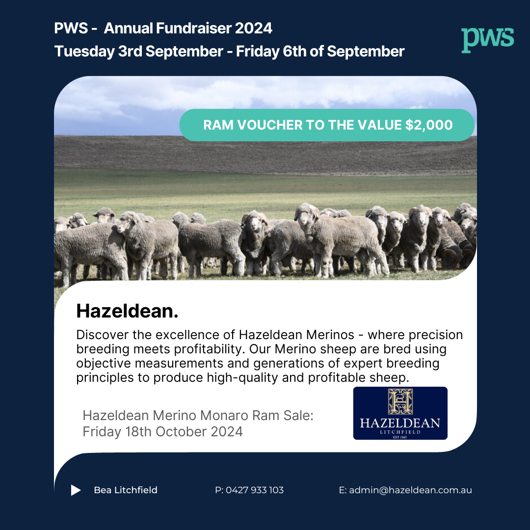 Hazeldean Stud — Peter Westblade Scholarship