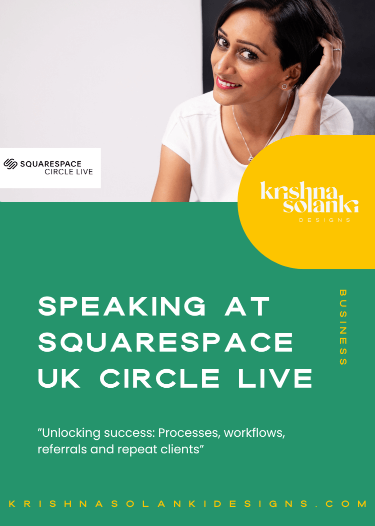 Speaking at Squarespace UK Circle Live