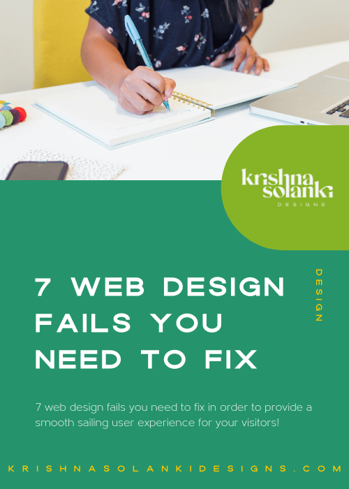 Web design fails to fix