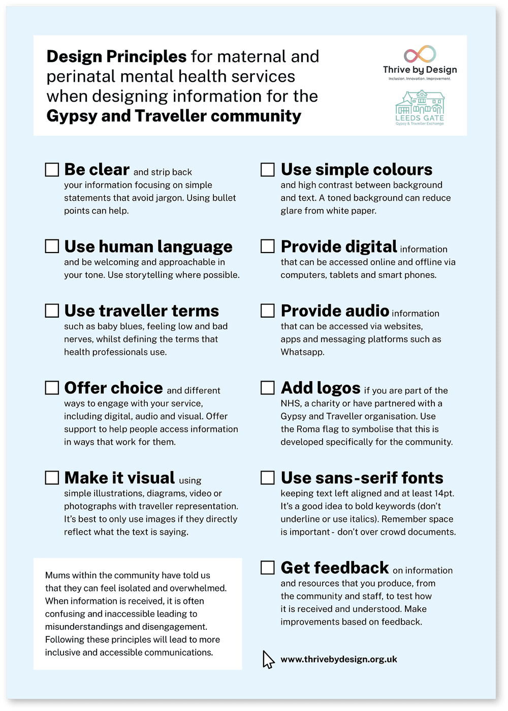 Design Principles — Thrive by Design