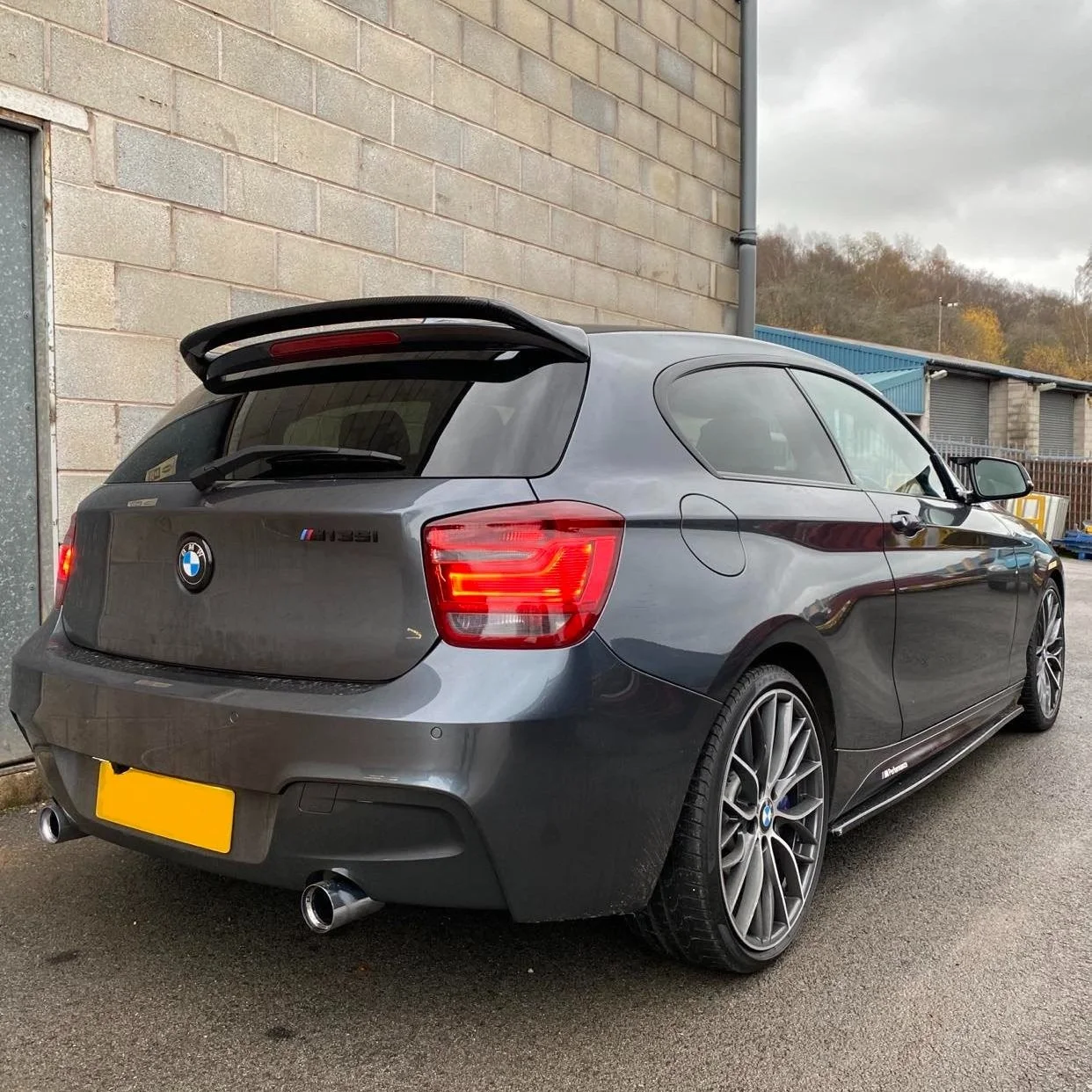 BMW 1 SERIES M PERFORMANCE Style FRONT BUMPER SPLITTER (F20 F21 LCI ...