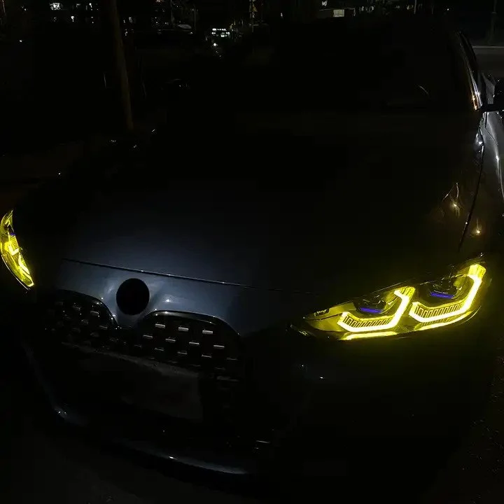 BMW MOTORSPORT CSL STYLE YELLOW DRL LED MODULE SET (G SERIES) — BM ...