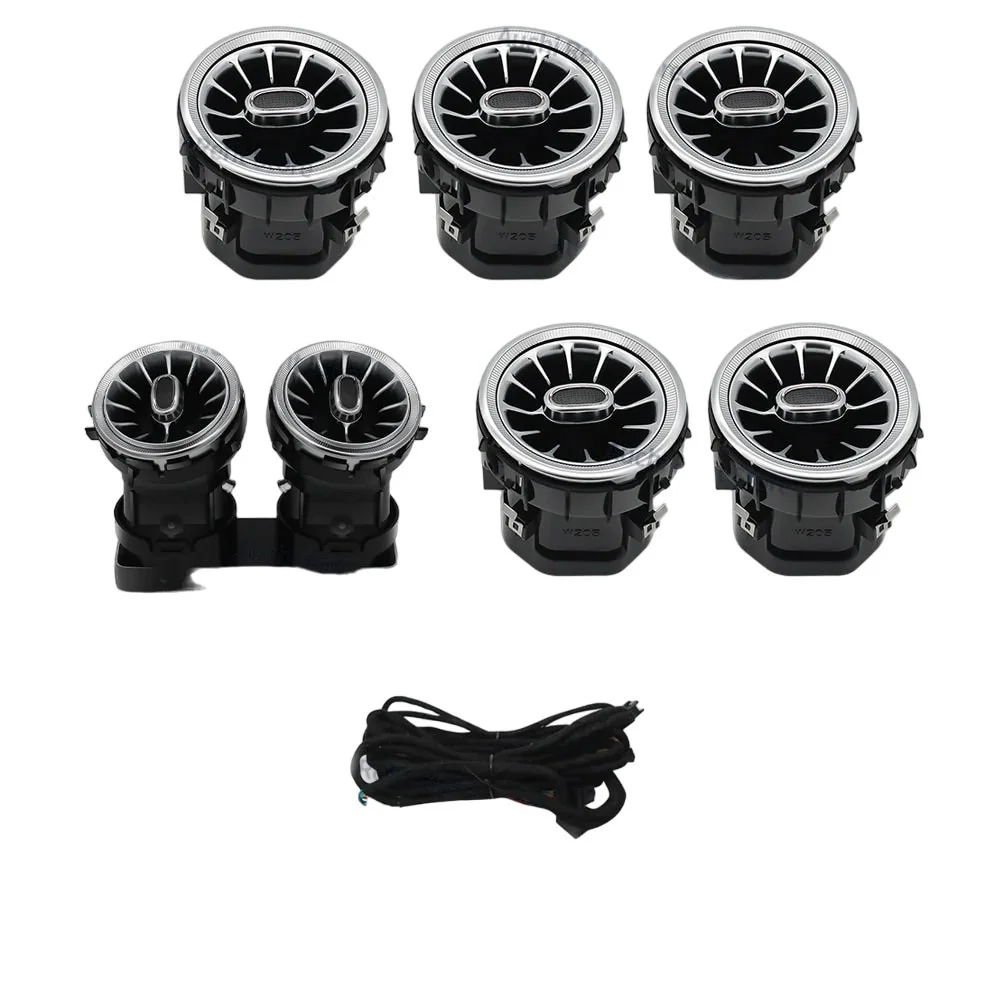 Mercedes Benz INTERIOR LED AMBIENT LIGHTING KIT Turbo Air Vent & Door ...