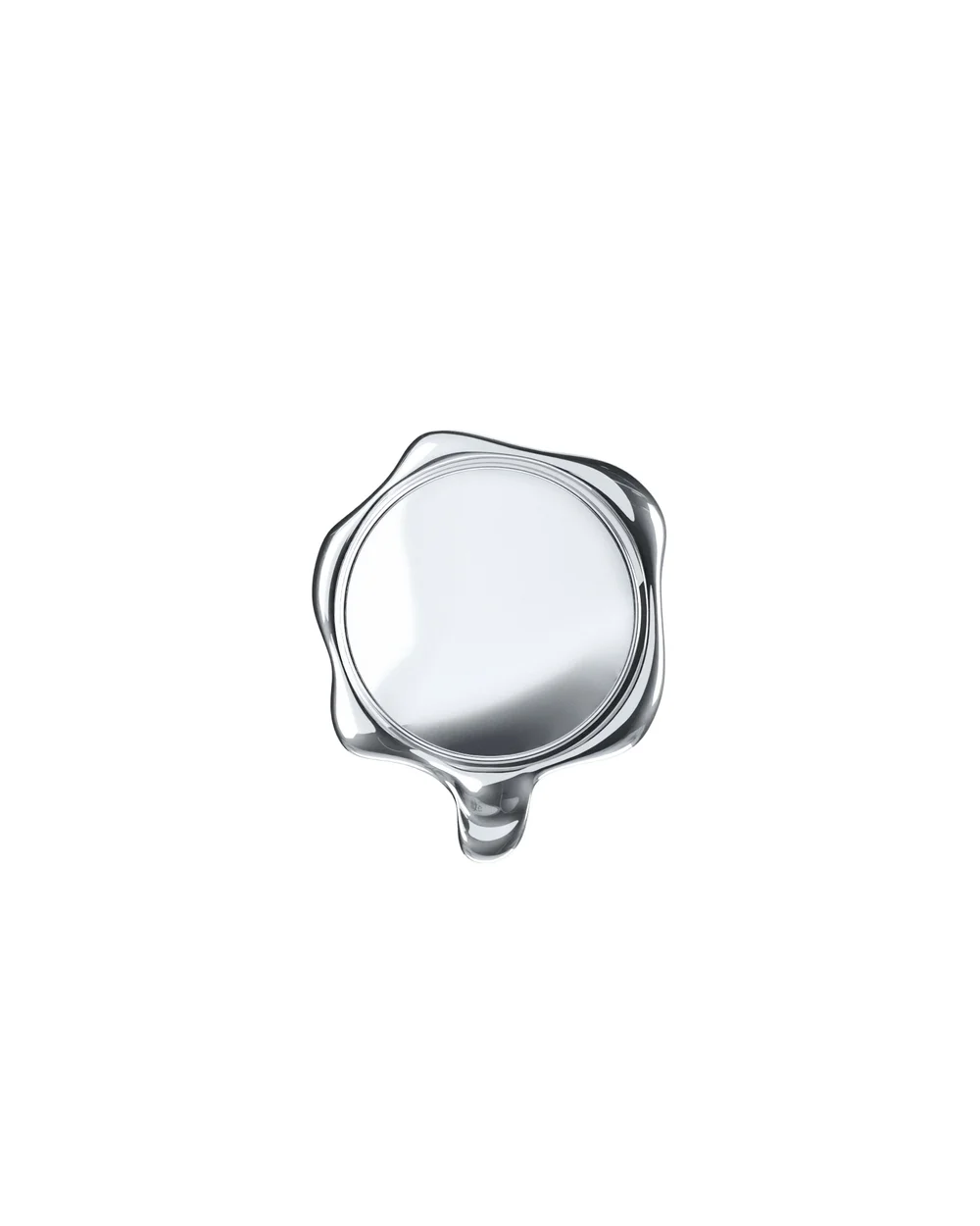 Prince Albert Earring Platinum — KISKA LAB