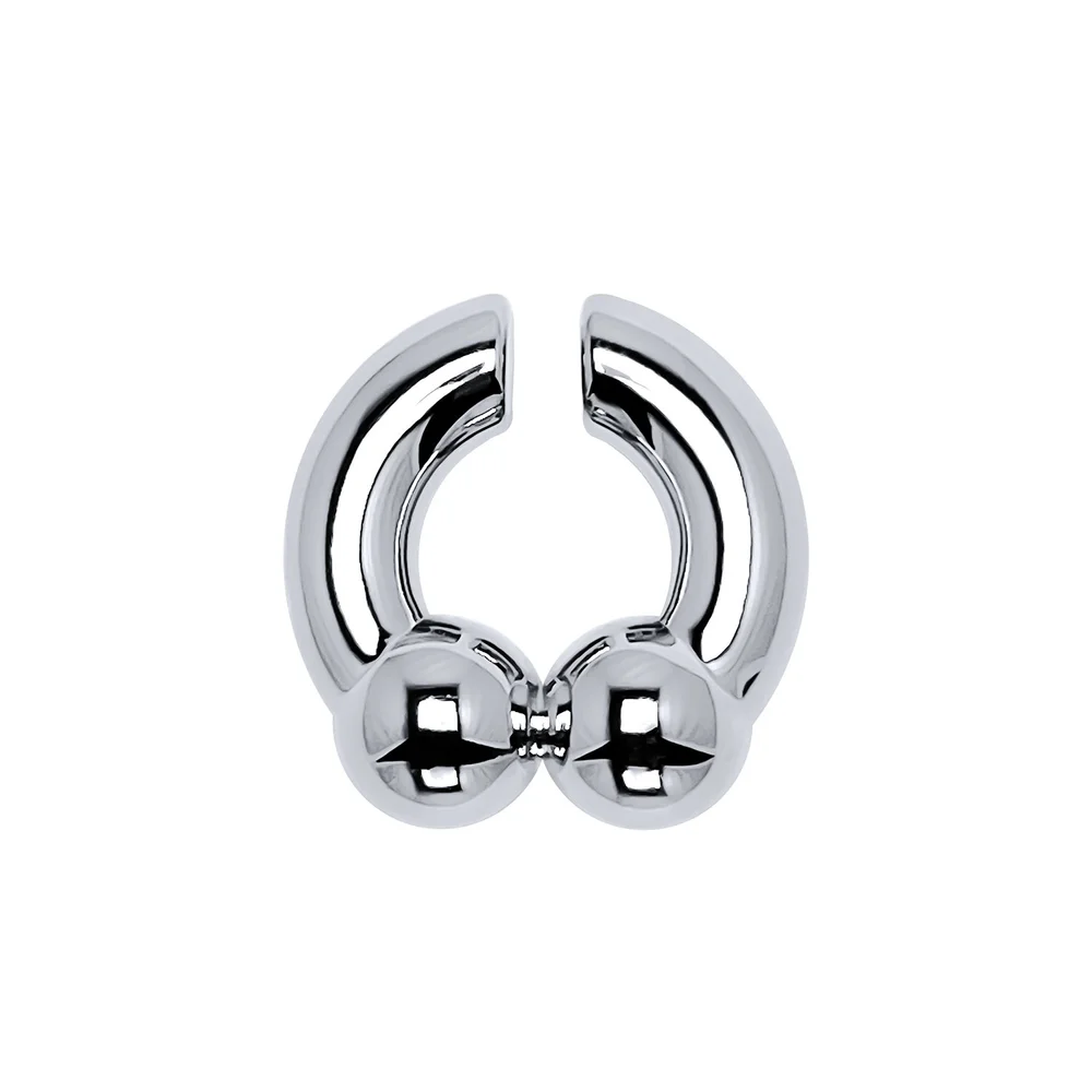Prince Albert Earring Platinum — KISKA LAB