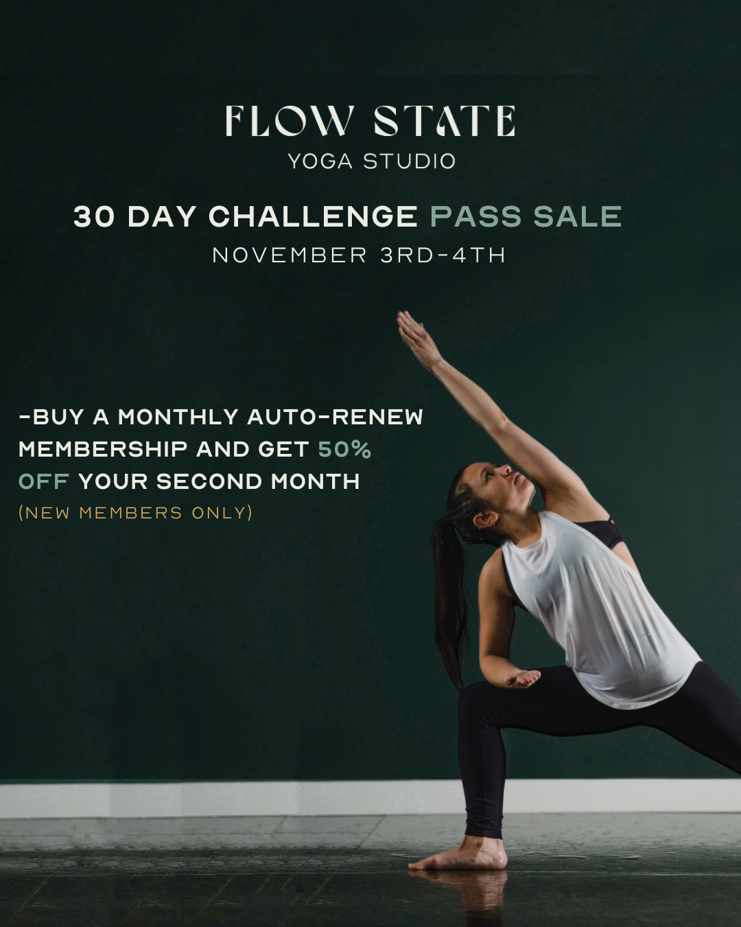 30 Day Challenge — Flow State Yoga Studio Banff