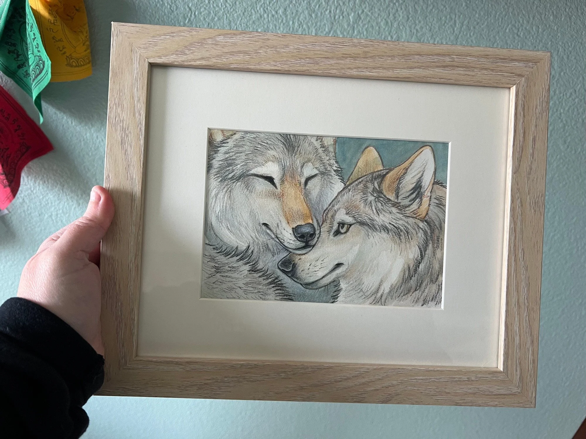 Coyote Portrait Original Watercolor Painting — Thornwolf Creative Services