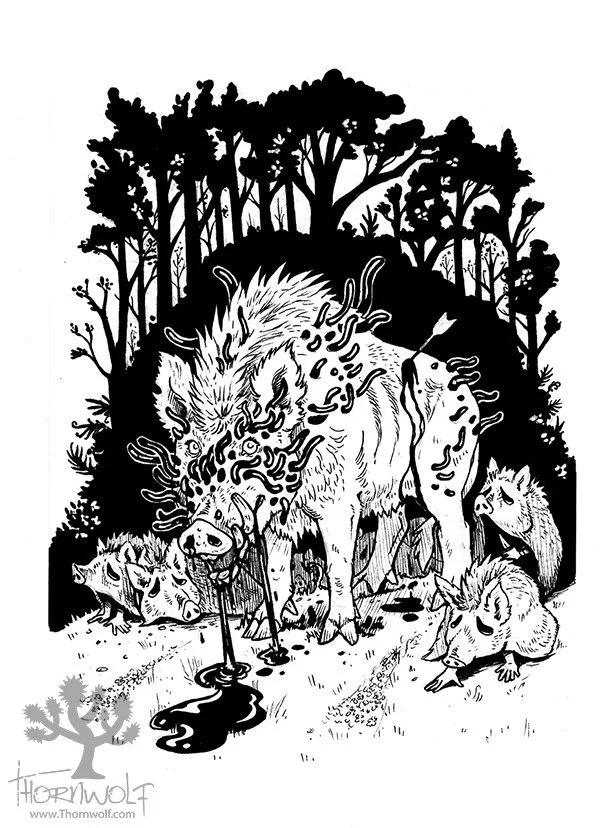 Princess Mononoke Boar God Okkoto