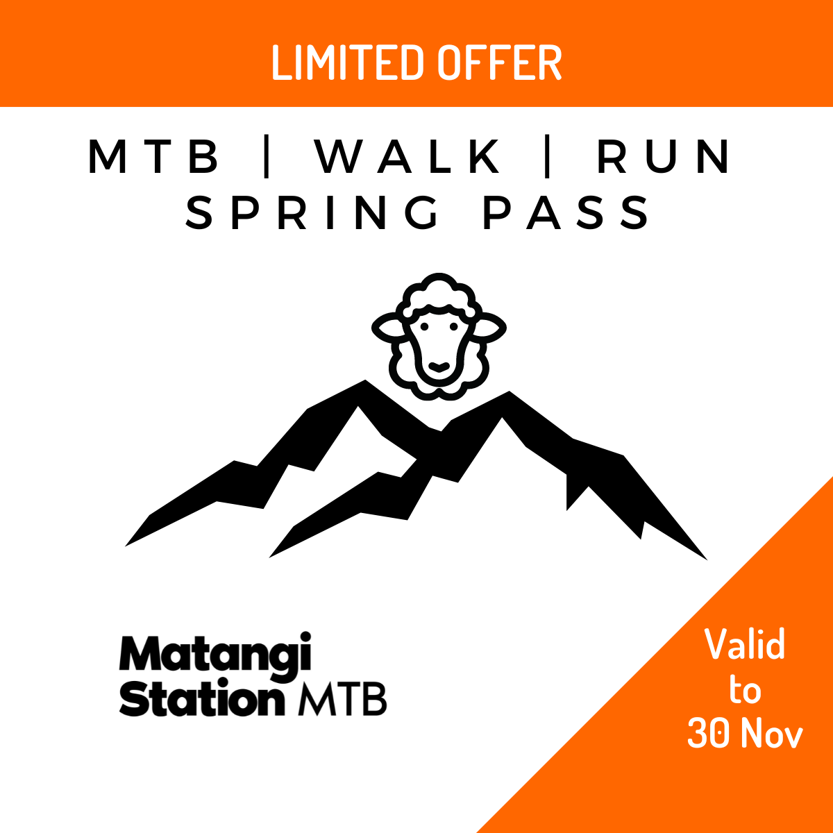 Passes for riders, walkers & runners are available to experience ...