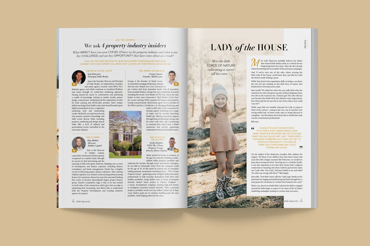 Duke Quarterly online magazine design — Paper & Desk: Brisbane Graphic ...