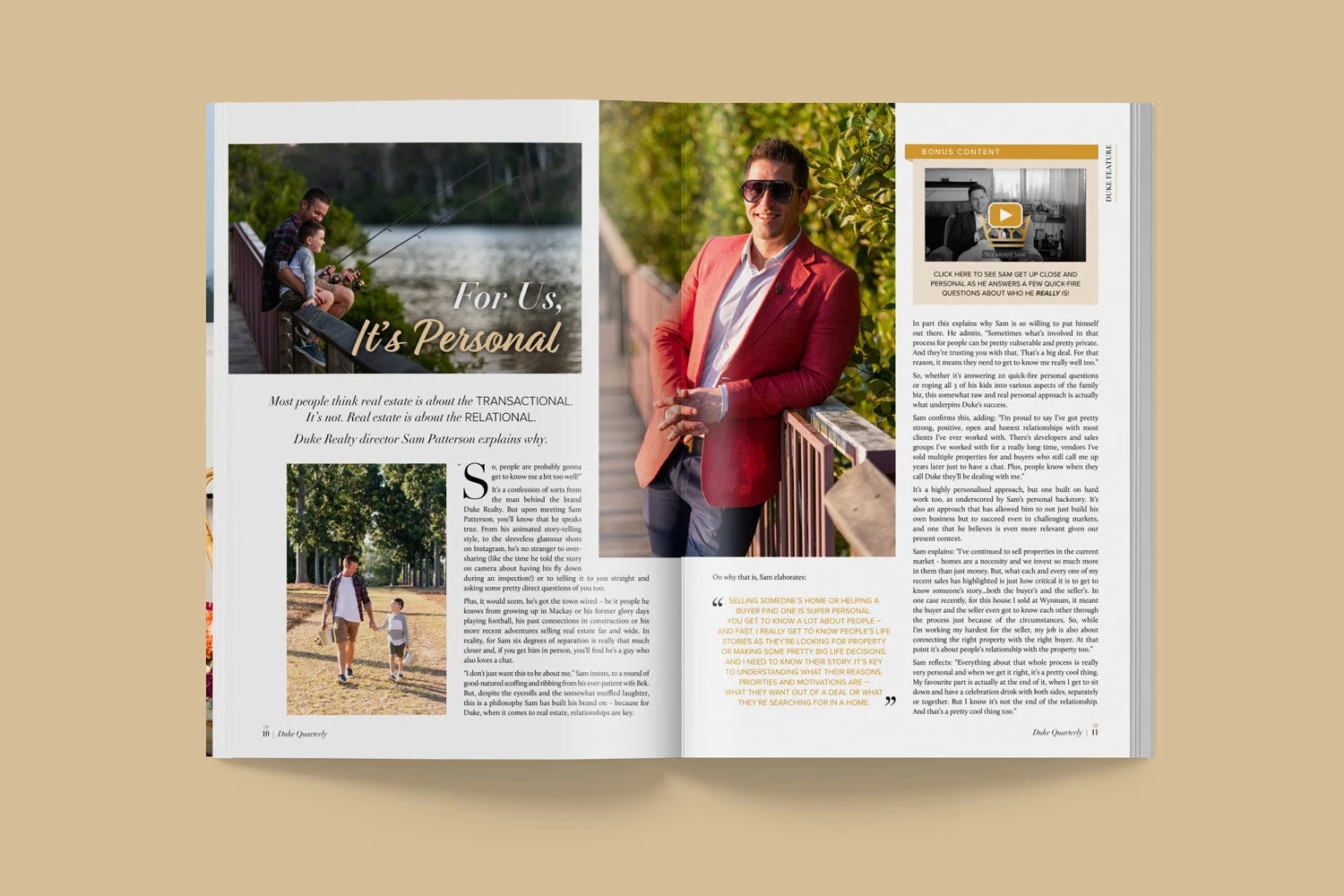 Duke Quarterly online magazine design — Paper & Desk: Brisbane Graphic ...