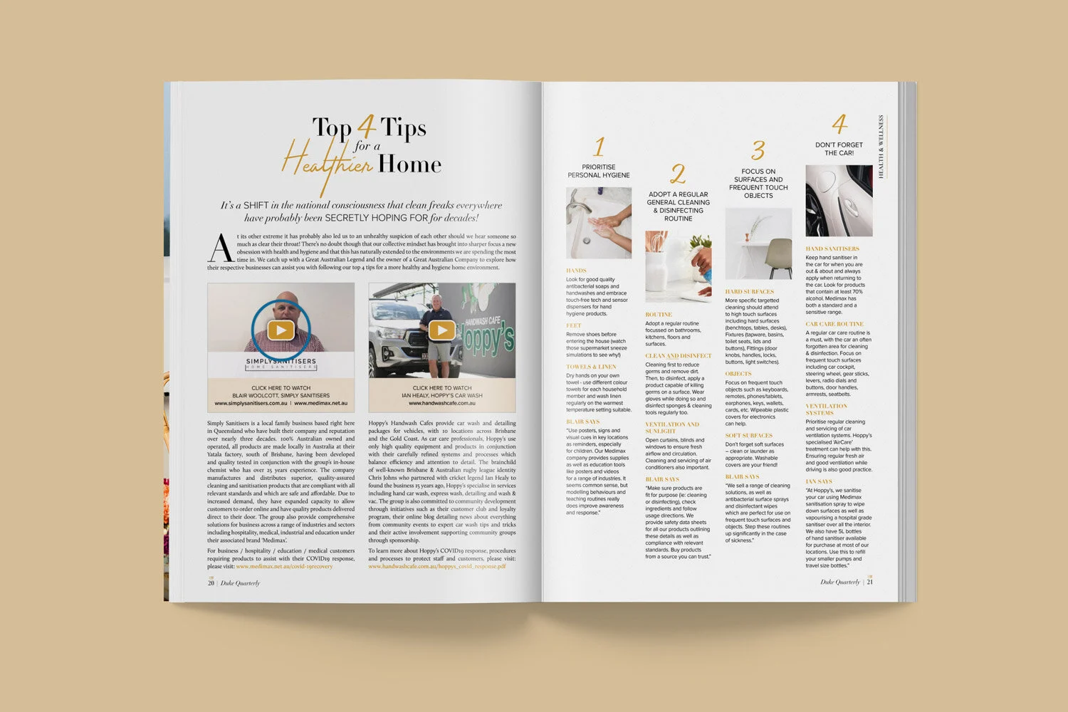 Duke Quarterly online magazine design — Paper & Desk: Brisbane Graphic ...