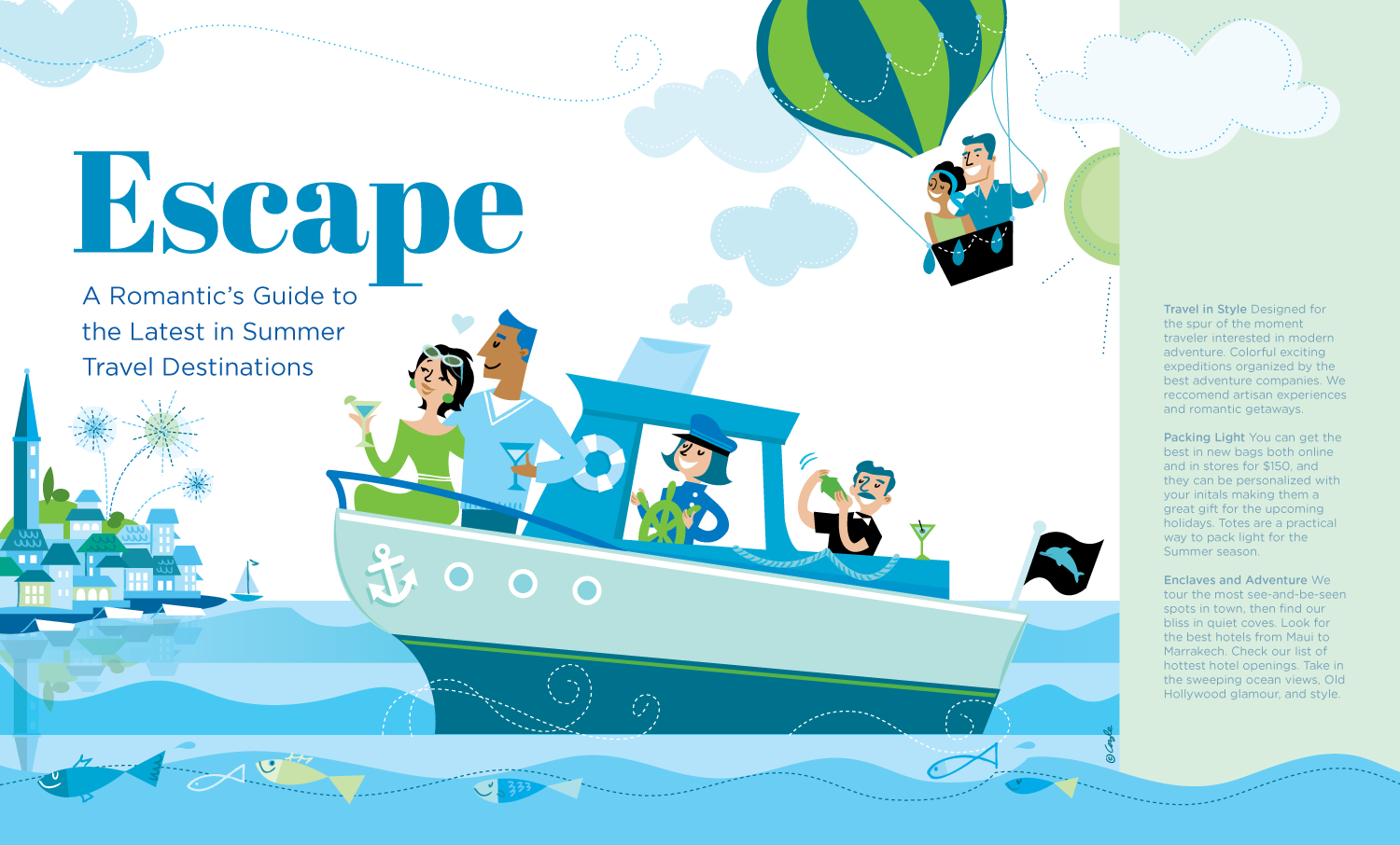 Travel Editorial Illustrations — Laura Coyle Creative