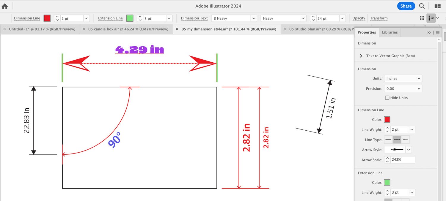 Master the New Dimension Tool in Adobe Illustrator — Laura Coyle Creative