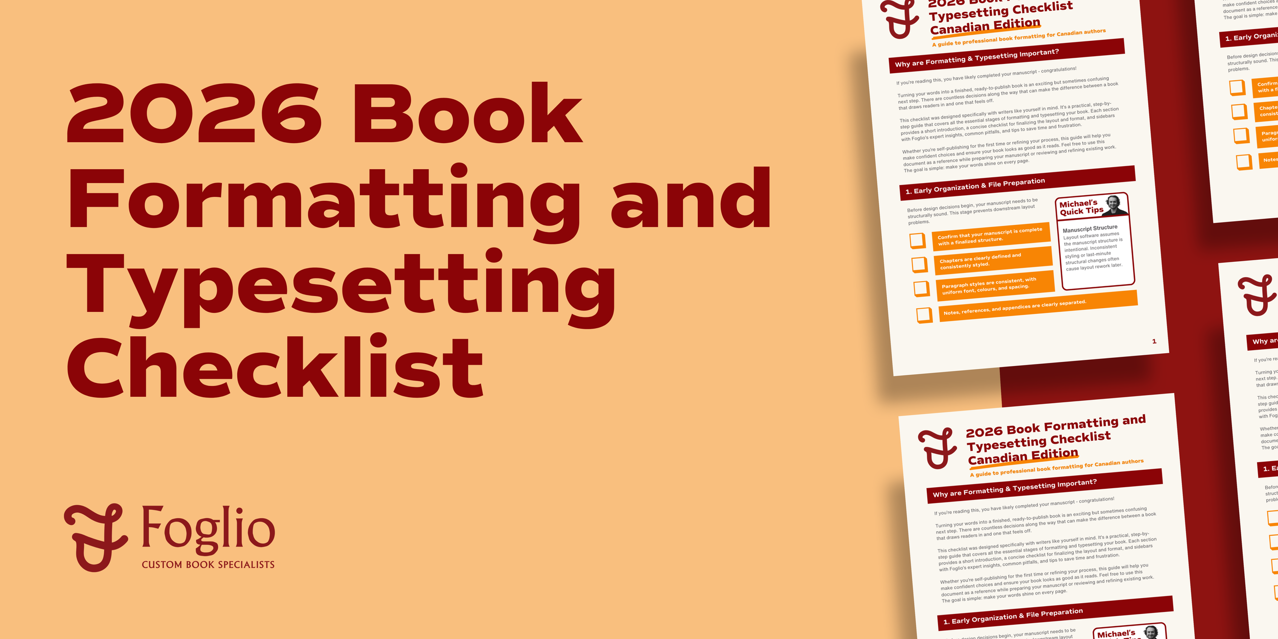 Book Formatting & Typesetting - Custom Book Specialists | Foglio