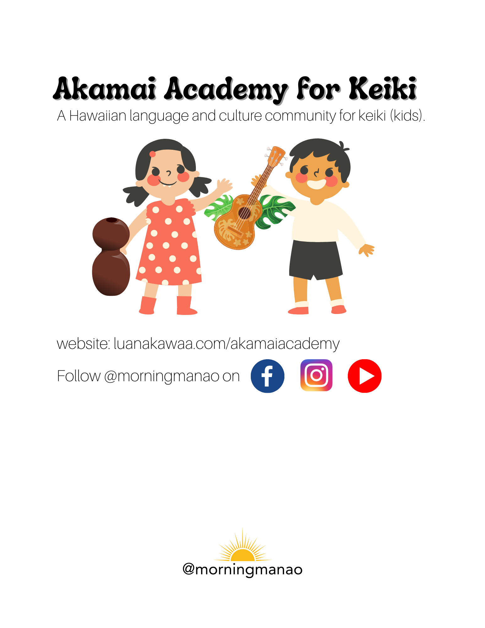 Papa Kupu Beginner Hawaiian Language 1 — Morning Manaʻo by Luana Kawaʻa